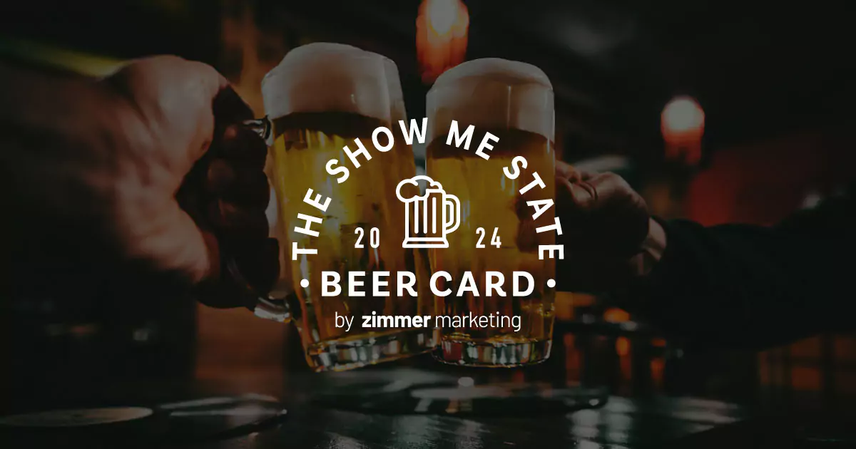 The Show Me State Beer Card by Zimmer Marketing